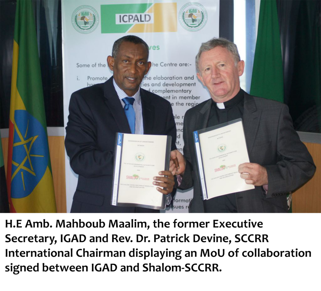 The Intergovernmental Agency for Development (IGAD) and Shalom Center ...